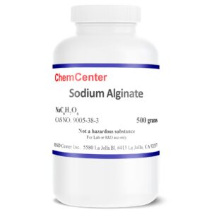 sodium alginate, powder, 500 grams (1.1 lb., lab use only)