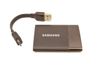 [discontinued] samsung t1 portable 500gb usb 3.0 external ssd (mu-ps500b/am)