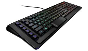 steelseries apex m800 rgb mechanical gaming keyboard - rgb led backlit - linear & quiet switch