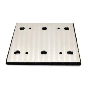 superior pads and abrasives spd19 1/4 sheet, 6 hole stick on square sanding pad replaces milwaukee 14-67-0275, ridgid 200202538