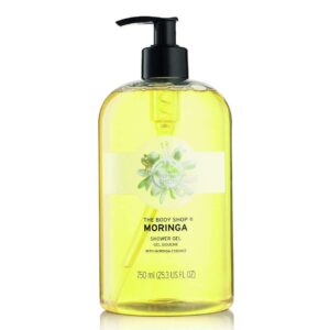 the body shop moringa shower gel, 25 fl oz