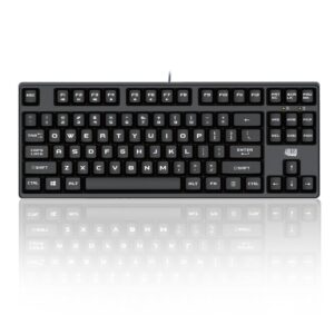 adesso akb-625ub - easy touch compact mechanical gaming keyboard,black