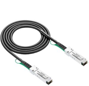 40g qsfp+ dac cable - 40gbase-cr4 passive direct attach copper twinax qsfp cable for arista cab-q-q-3m devices, 3-meter(10ft)