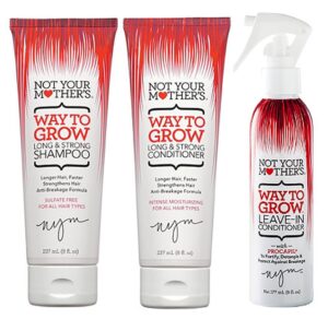 not your mother's way to grow bundle, shampoo/conditioner/leave-in