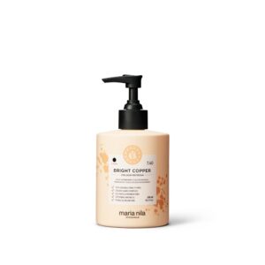 maria nila colour refresh, bright copper 10.1 fl oz, copper hair mask, semi-permanent pigments, 100% vegan & sulfate/paraben free