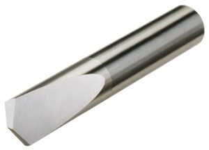 micro 100 sd-156 spade drill, 118° point angle, 5/32" dia, 1.511" flute length, .025" web thickness, 5/32" shank dia, 2" oal, uncoated