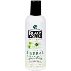 black seed shampoo, herbal, 8 ounce