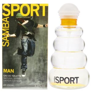 perfumer's workshop samba sport for men, edt spray, aromatic, 3.3 oz