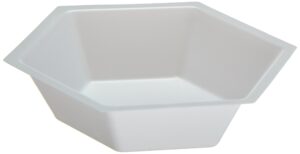 heathrow hs14251b hexagonal weigh boat, medium (pack of 500)