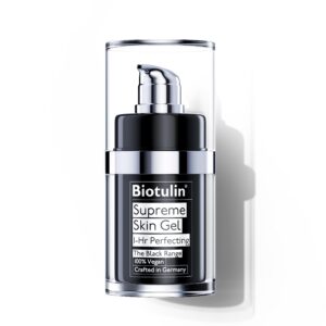 biotulin - supreme skin gel | reduces wrinkles within 1 hour | hyaluronic acid serum | spilanthol serum for face i anti aging treatment - 0.5 oz