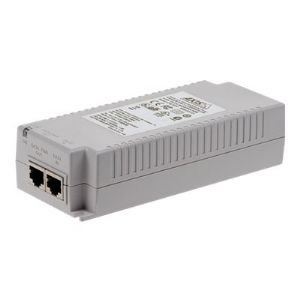 axis communications 5900-334 t8134 midspan, poe injector, 60w, white