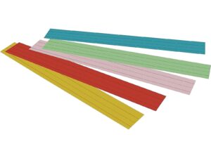 pacon 563248 pacon rainbow kraft sentence & learning strips