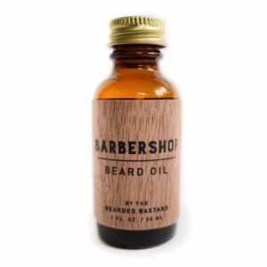 tbb barbershop beard oil for men | leave-in beard conditioner | keeps facial hair soft and moisturizes skin | jojoba oil, argan & sweet almond essential oils (1 oz.)