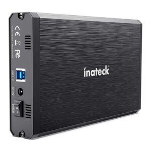 inateck 3.5 hard drive enclosure, aluminum usb 3.0 sata hdd enclosure, fe3001