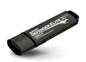 kanguru solutions kanguru defender elite30, hardware encrypted, secure, superspeed usb 3.0 flash drive, 128g