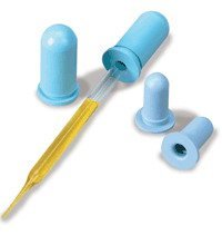 dropper- rubber bulbs for pasteur pipet - 1 ml. (12 per pk.)