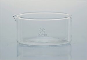 beyondsupply-lab crystallizing dish pour spout borosilicate 180mm new