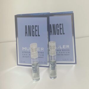 2 thierry mugler angel edp 1.5 ml/0.05 oz each spray sample perfume travel vial