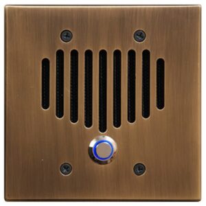 intrasonic technology ist i2000 intercom door station, antique gold (i2000dg)