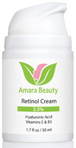 retinol cream for face 2.5% with hyaluronic acid & vitamins e & b5, 1.7 fl. oz.