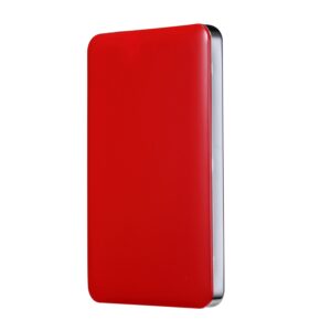 bipra u3 2.5 inch usb 3.0 ntfs portable external hard drive - red (100gb)