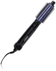 conair supreme 2-in-1 hot air brush, black & purple