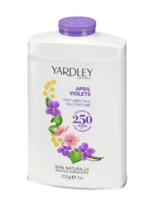 yardley london april violets perfumed talc 7 oz