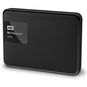 wd 1tb black my passport ultra portable external hard drive - usb 3.0 - wdbgpu0010bbk-nesn