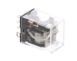 ultrafryer 18a334 24 volt dc dpdt clear blow relay