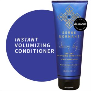 serge normant dream big instant volumizing conditioner for women and men, volume conditioner, hair products, moisturizing conditioner, detangler, nourishing for dry or frizzy hair, 8 fl oz