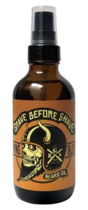 grave before shave viking blend beard oil 4 oz. big bottle