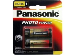 panasonic 2cr5 6 volt lithium battery (245, dl245, el2cr5)