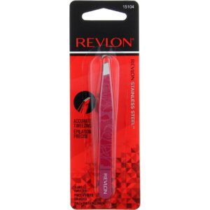 revlon the designer collection slanted tweezers 1 ea (pack of 2)