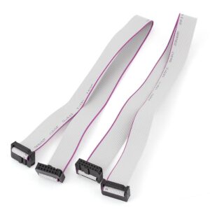 uxcell 2pcs fc14p idc 14-pin f/f hard drive extension flat ribbon cable 40cm