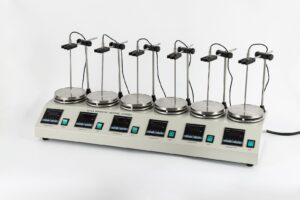 hj-6a 6 heads multi unit digital thermostatic magnetic stirrer hotplate mixer 110v