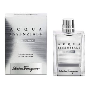 salvatore ferragamo acqua essenziale colonia eau de toilette spray for men, 3.4 fluid ounce