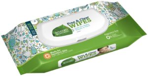 seventh generation free & clear travel baby wipes 30ct, 30 ct