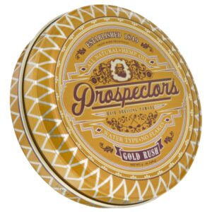 prospectors gold rush hair pomade 4 oz. tin can