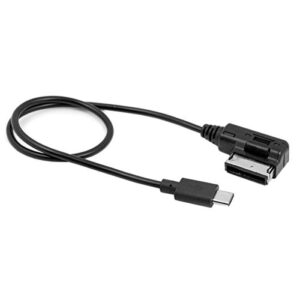 jser media in ami mdi usb-c usb 3.1 type-c charge adapter cable for car vw audi 2014 a4 a6 q5 q7 0.35cm