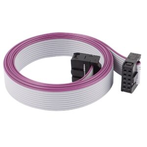 uxcell 2.54mm pitch 10pin f/f idc connector flat ribbon cable