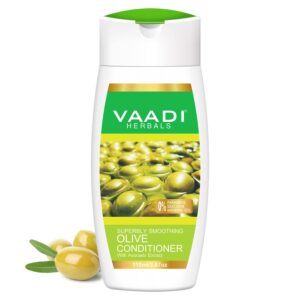 vaadi herbals silky smooth conditioner ★ olive oil conditioner with avocado extract ★ herbal conditioner ★ sulfate free ★ scalp therapy ★ moisture therapy ★ all natural ★ 350 ml(11.7 oz)