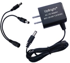 upbright 12v ac/dc adapter compatible with dogtra hk-s-120a030-us bc12v300/5.5 500 1000 1500 1700 7000 7100 200ncp 1900ncp 1902ncp 7000m 300m 7100h ys200 ys500 200ncp bc120 dog training collar charger