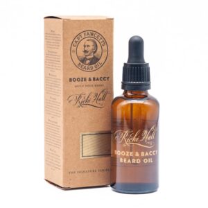 captain fawcett ricki hall's booze & baccy beard oil 10ml