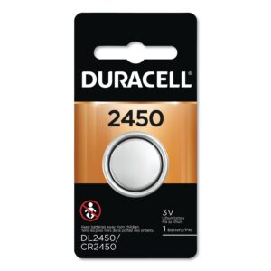 duracell dl2450bpk 2450 lithium coin cell battery