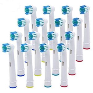 ronsit replacement brush heads compatible with electric toothbrush for professional care smartseries/trizone/advance power/pro health/3d excel/vitality clean (16)