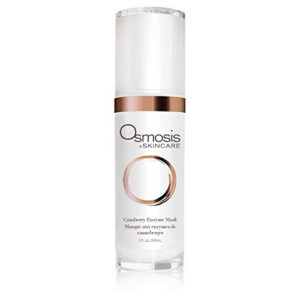 osmosis skincare cranberry enzyme mask, polish, 1 fl oz