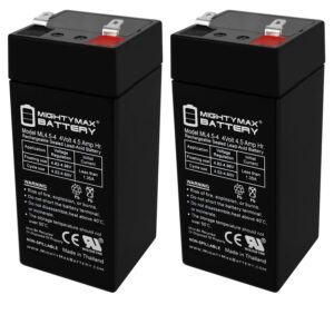 mighty max battery 4 volt 4.5 ah sealed lead acid battery for fi-shock ss-740-2 pack