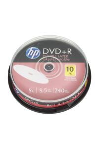 hp dvd+r dl 8x ij print 10pkbox 8.5gb