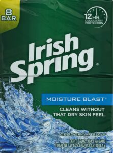 irish spring moisture blast bar soap, 8 count