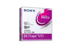 sony dltvs1-160 dlt vs1 80/160gb, 160/320gb data tape cartridge for dlt vs160/v4 drives by sony